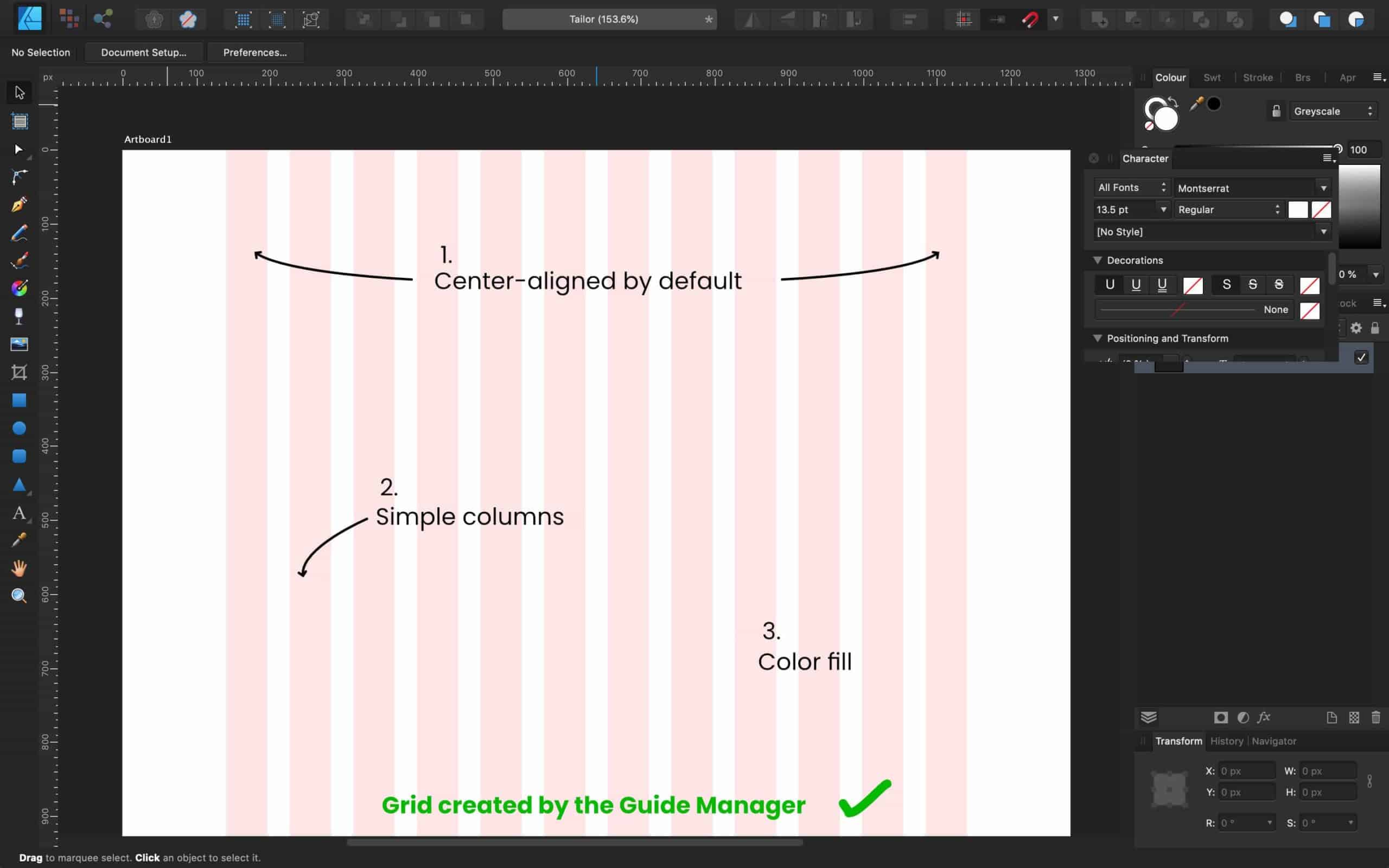 How to Set Up Grids in Affinity Designer for Web Design - Dashways