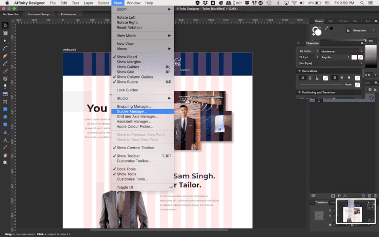 How to Set Up Grids in Affinity Designer for Web Design - Dashways
